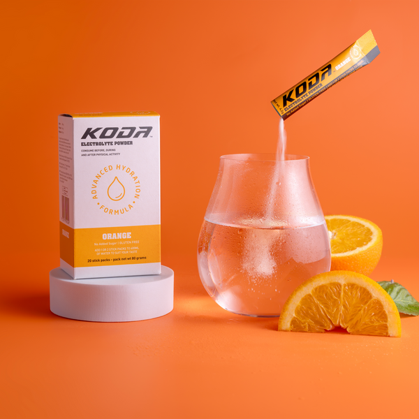KODA Electrolyte Stick Packs | Sugar Free | Hydration Powder | Orange - KODA Nutrition